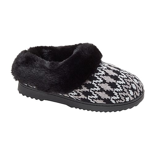 Click here for Dearfoams Womens Hannah Festive Knit Clog House Sh... prices