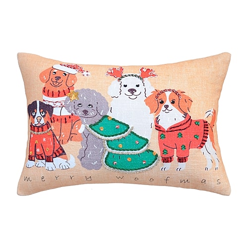 Click here for Vibhsa Vibhsa Christmas Merry Woofmas Pillow â 1... prices