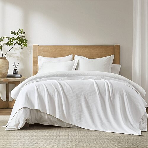 Click here for Madison Park Liquid Cotton Blanket  Twin - White prices