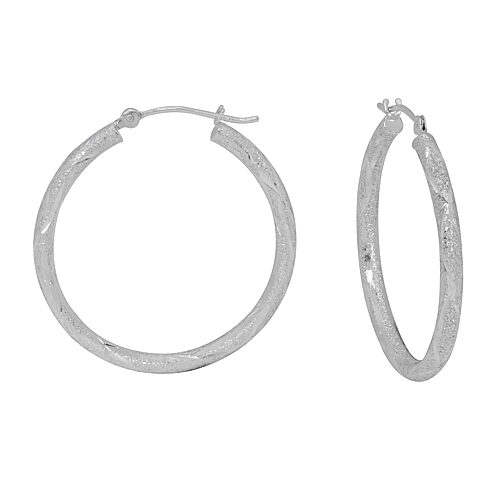 Click here for Womens 14K Gold 28mm Hoop Earrings  One Size prices