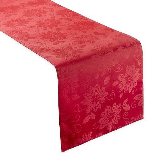 Click here for Homewear Holiday Red Jacquard Table Runner  One Si... prices