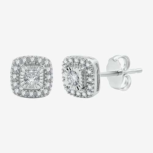 Click here for 1/4 CT. T.W. Lab Grown White Diamond Sterling Silv... prices