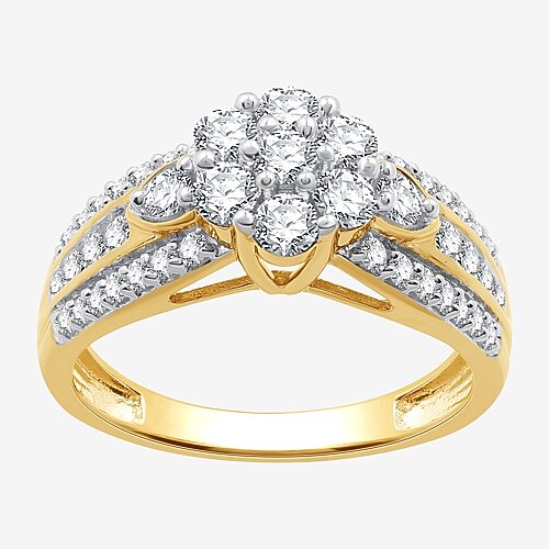 Click here for Womens 1 CT. T.W. Lab Grown White Diamond 14K Gold... prices