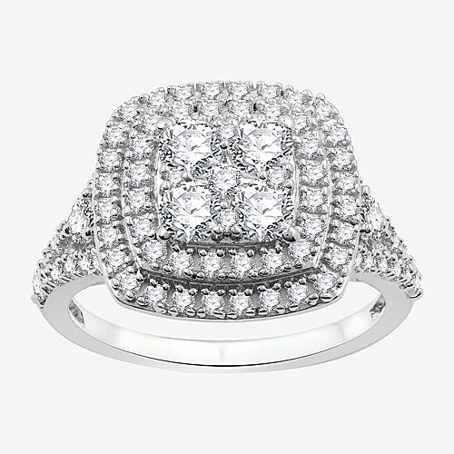 Click here for Womens 1 1/2 CT. T.W. Lab Grown White Diamond Ster... prices