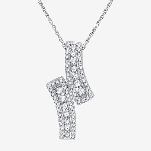 Click here for Womens 1/2 CT. T.W. Lab Grown White Diamond Sterli... prices