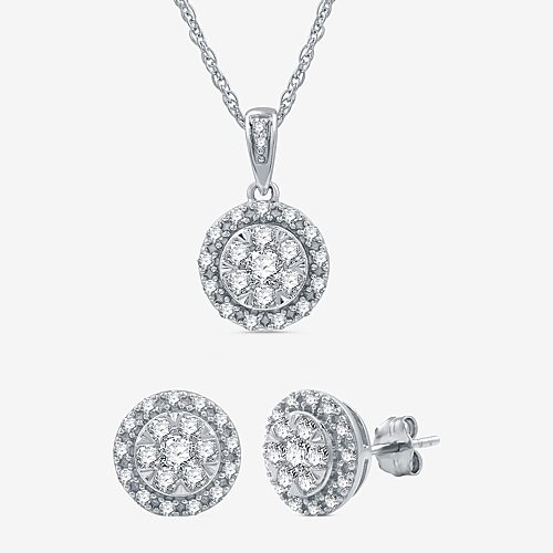 Click here for Womens 1 CT. T.W. Lab Grown White Diamond 2-pc. Pe... prices