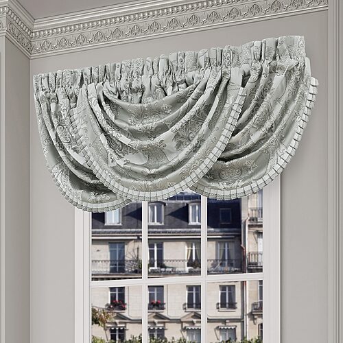 Click here for Queen Street Santina Rod Pocket Waterfall Valance... prices