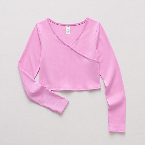 Click here for Xersion Little & Big Kid Girls V Neck Long Sleeve... prices