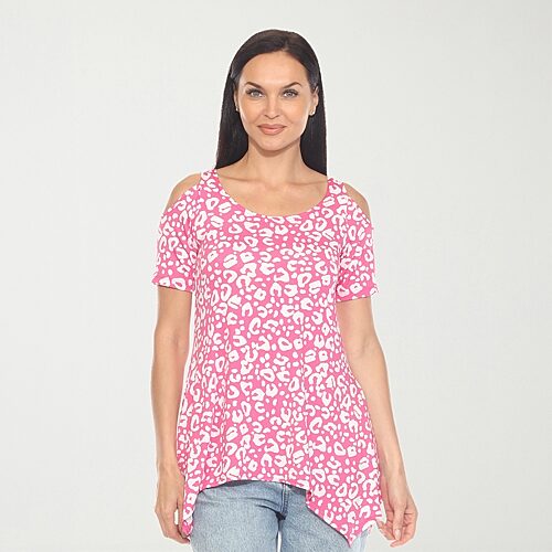 Click here for White Mark Womens Scoop Neck Short Sleeve Tunic To... prices