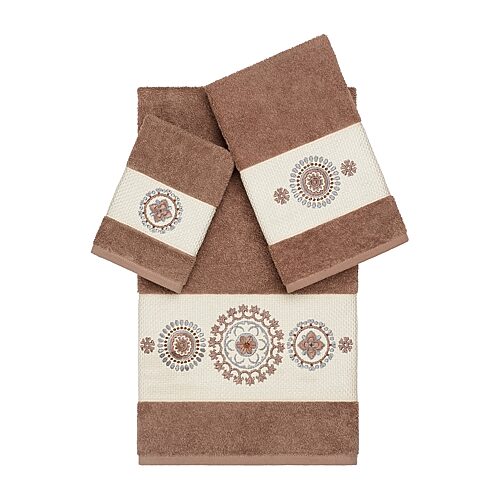 Click here for Linum Home Textiles Isabelle Embellished 3-pc. Bat... prices