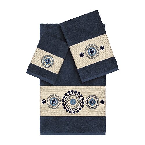 Click here for Linum Home Textiles Isabelle Embellished 3-pc. Bat... prices