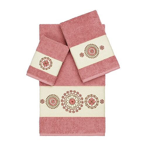 Click here for Linum Home Textiles Isabelle Embellished 3-pc. Bat... prices
