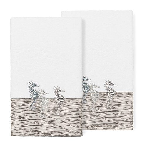 Click here for Linum Home Textiles Sofia 2-pc. Embellished Animal... prices