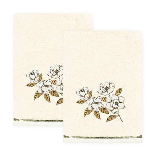 Click here for Linum Home Textiles Maggie 2-pc. Embellished Flora... prices