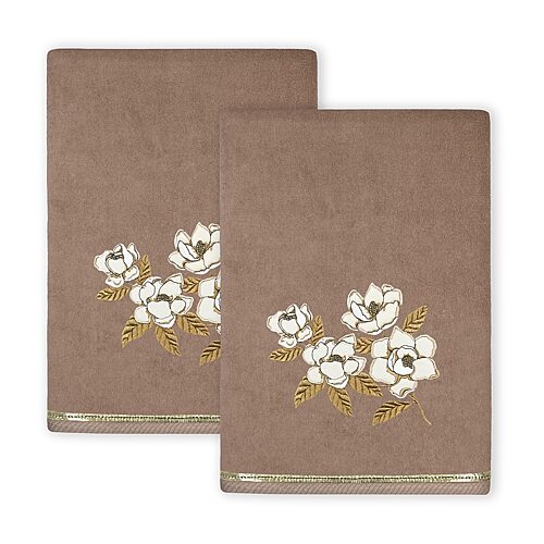 Click here for Linum Home Textiles Maggie 2-pc. Embellished Flora... prices