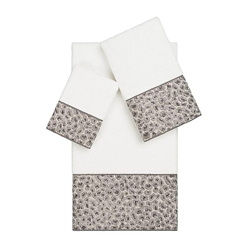 Click here for Linum Home Textiles Spots Embellished 3-pc. Bath T... prices