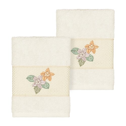 Click here for Linum Home Textiles Caroline 2-pc. Embellished Was... prices
