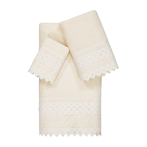 Click here for Linum Home Textiles Aiden Embellished 3-pc. Bath T... prices