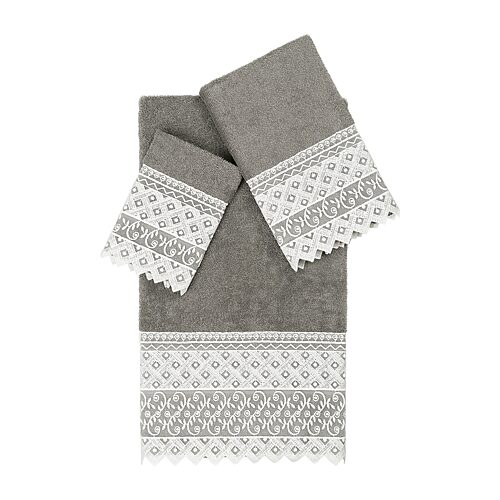 Click here for Linum Home Textiles Aiden Embellished 3-pc. Bath T... prices