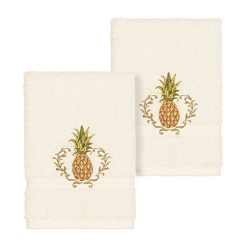 Click here for Linum Home Textiles Welcome 2-pc. Embellished Wash... prices