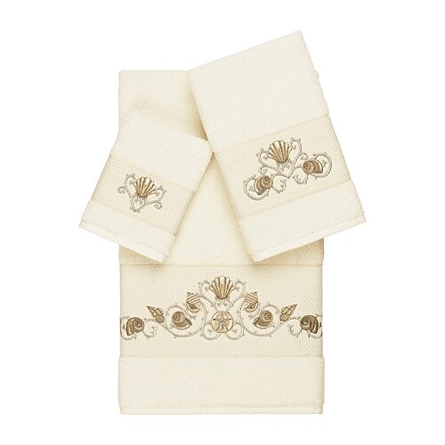 Click here for Linum Home Textiles Bella Embellished 3-pc. Bath T... prices