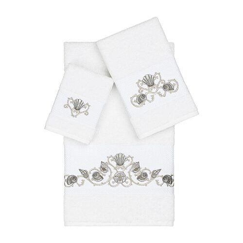 Click here for Linum Home Textiles Bella Embellished 3-pc. Bath T... prices