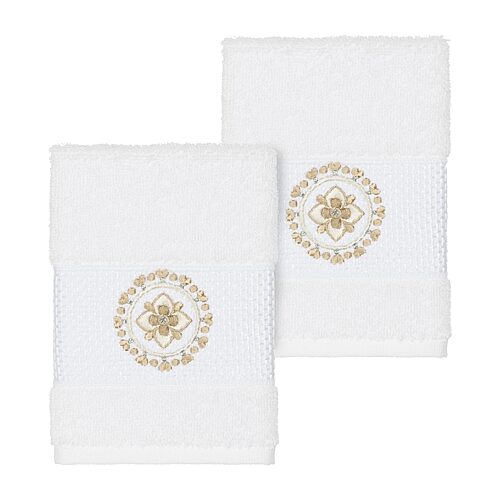 Click here for Linum Home Textiles Isabelle 2-pc. Embellished Was... prices