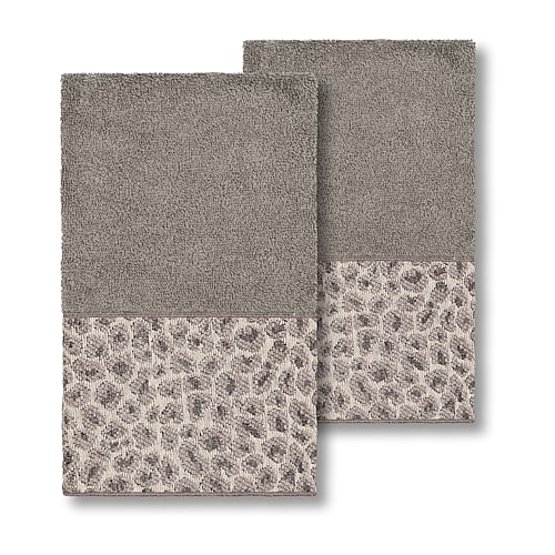 Click here for Linum Home Textiles Spots 2-pc. Embellished Hand T... prices