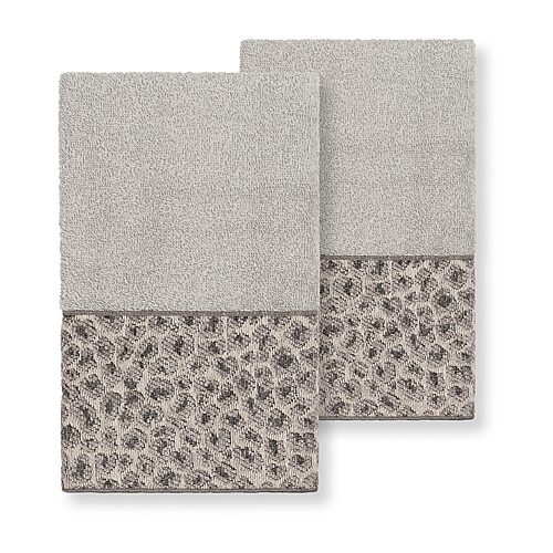 Click here for Linum Home Textiles Spots 2-pc. Embellished Hand T... prices