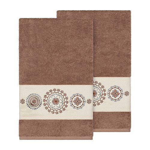 Click here for Linum Home Textiles Isabelle Embellished 2-pc. Emb... prices