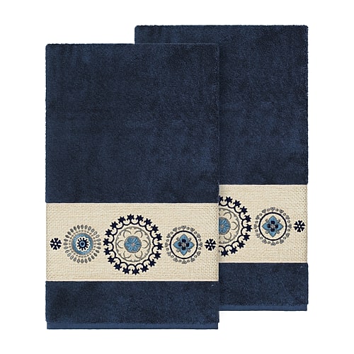 Click here for Linum Home Textiles Isabelle Embellished 2-pc. Emb... prices