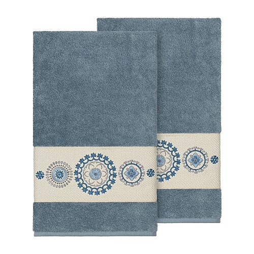 Click here for Linum Home Textiles Isabelle Embellished 2-pc. Emb... prices