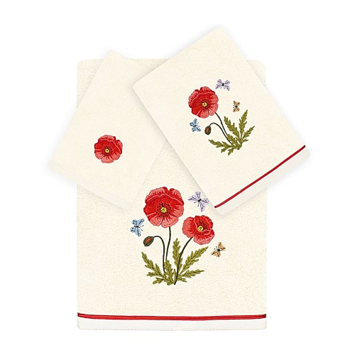 Click here for Linum Home Textiles Polly Embellished 3-pc. Bath T... prices