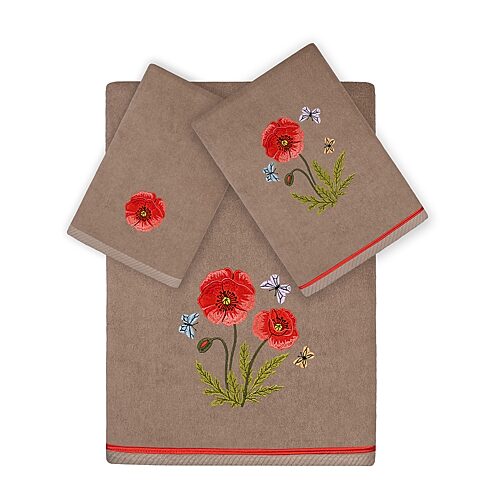 Click here for Linum Home Textiles Polly Embellished 3-pc. Bath T... prices