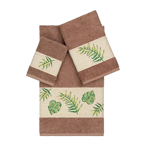 Click here for Linum Home Textiles Zoe Embellished 3-pc. Bath Tow... prices