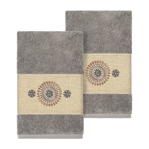 Click here for Linum Home Textiles Isabelle 2-pc. Embellished Han... prices