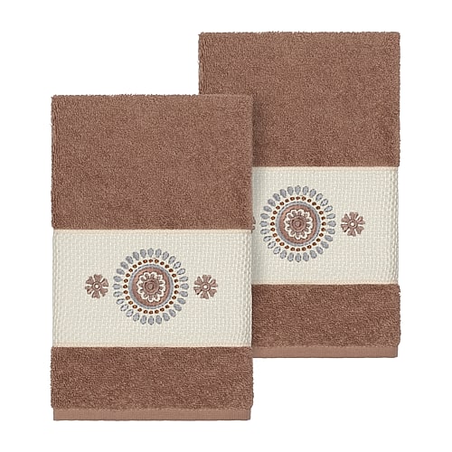 Click here for Linum Home Textiles Isabelle 2-pc. Embellished Han... prices