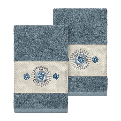 Click here for Linum Home Textiles Isabelle 2-pc. Embellished Han... prices