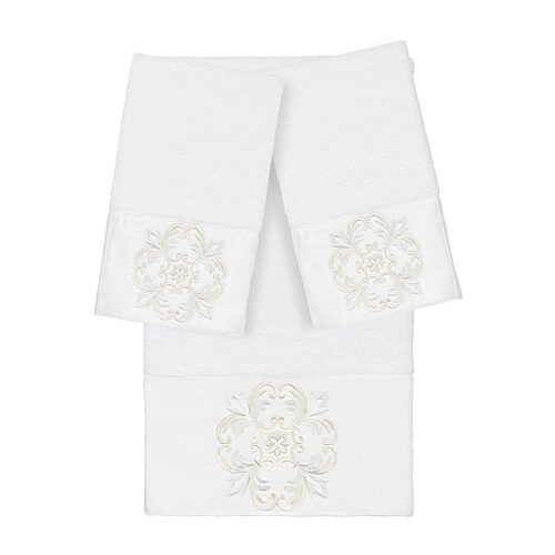 Click here for Linum Home Textiles Alyssa Embellished 3-pc. Bath... prices