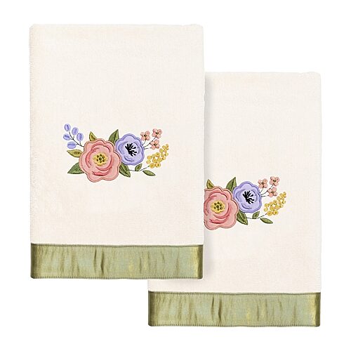 Click here for Linum Home Textiles Verano Embellished 2-pc. Embel... prices