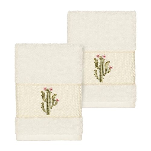 Click here for Linum Home Textiles Mila Embellished 2-pc. Embelli... prices