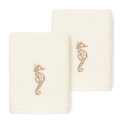 Click here for Linum Home Textiles Sofia 2-pc. Embellished Washcl... prices