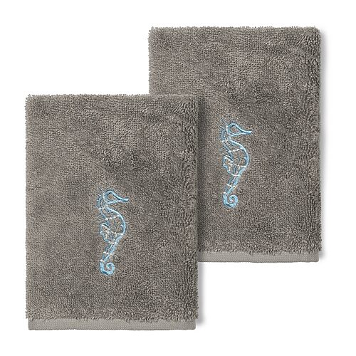 Click here for Linum Home Textiles Sofia 2-pc. Embellished Washcl... prices