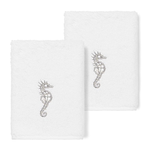 Click here for Linum Home Textiles Sofia 2-pc. Embellished Washcl... prices