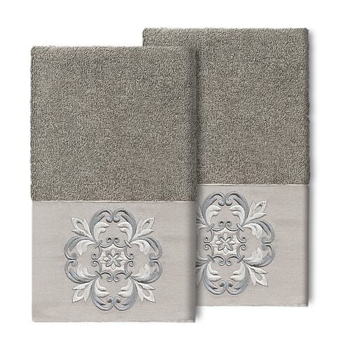 Click here for Linum Home Textiles Alyssa Embellished 2-pc. Embel... prices