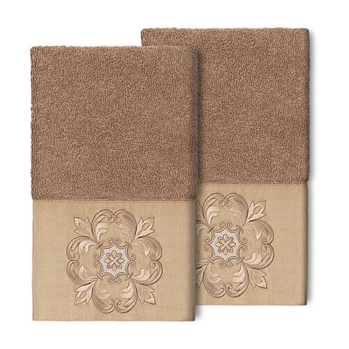 Click here for Linum Home Textiles Alyssa Embellished 2-pc. Embel... prices