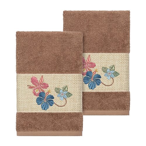 Click here for Linum Home Textiles Caroline 2-pc. Embellished Han... prices