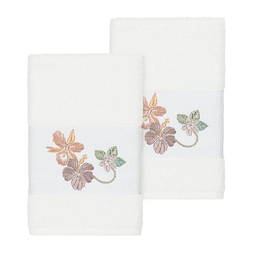 Click here for Linum Home Textiles Caroline 2-pc. Embellished Han... prices