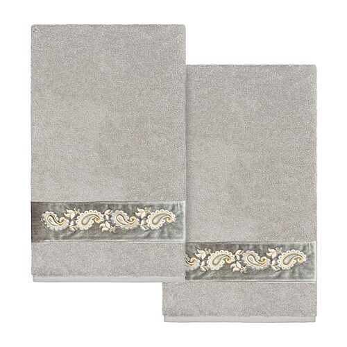 Click here for Linum Home Textiles Mackenzie 2-pc. Embellished Pa... prices