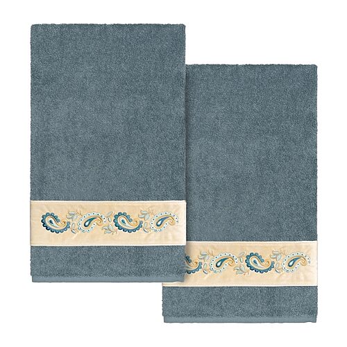 Click here for Linum Home Textiles Mackenzie 2-pc. Embellished Pa... prices